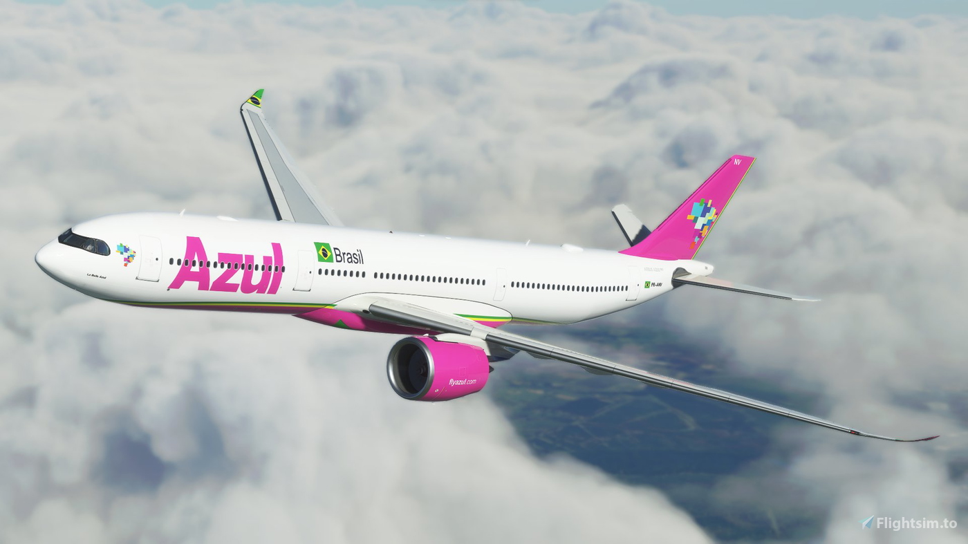 Azul Pink Livery | PR-ANV | A330 neo for Microsoft Flight Simulator | MSFS