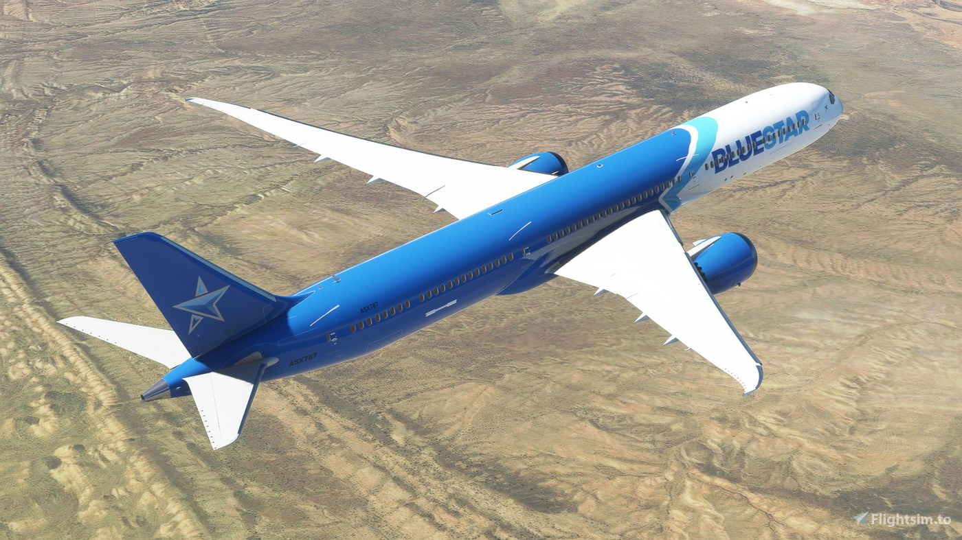 BLUESTAR VA Boeing 787 - 8K for Microsoft Flight Simulator | MSFS