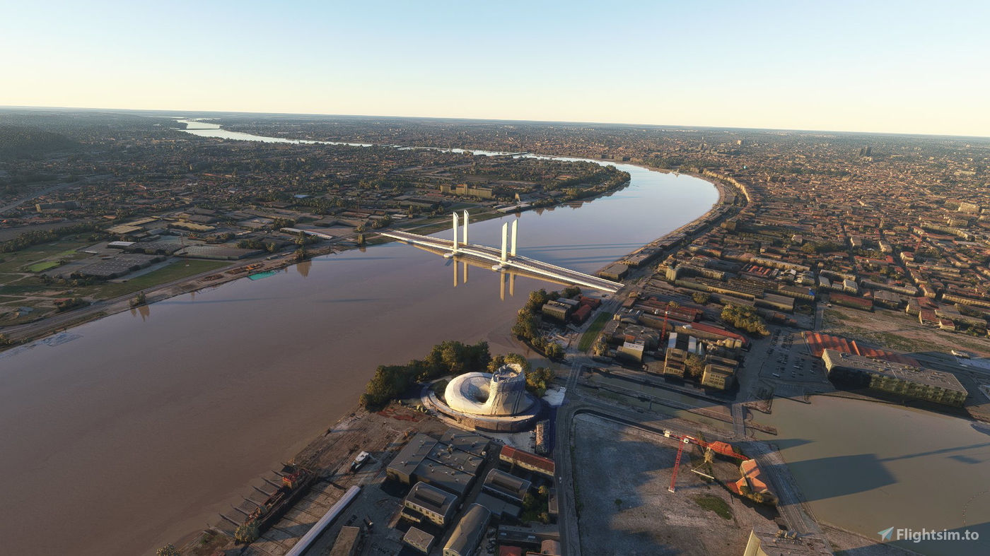 Cité du Vin, Bordeaux for Microsoft Flight Simulator | MSFS