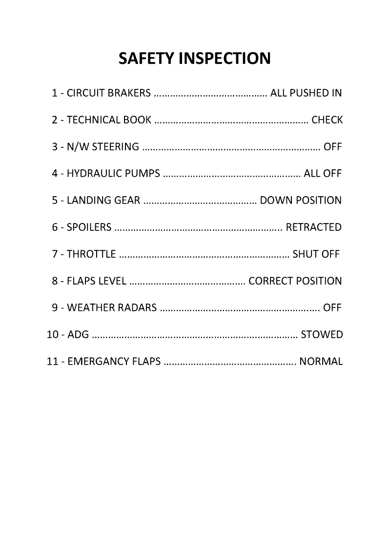 Checklists for Microsoft Flight Simulator | MSFS | Flightsim.to