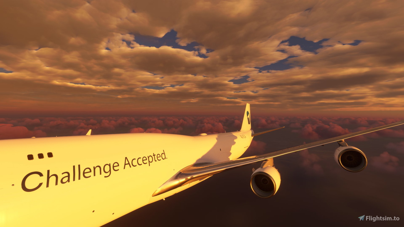 GamerDEAL B747-8 CHALLENGEAIRLINES [NO MIRROR] for Microsoft Flight ...