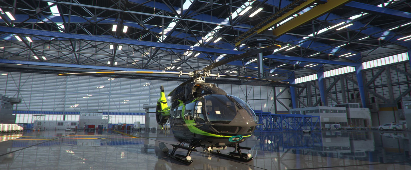HPG AIRBUS H145 LUX GREEN LIVERY for Microsoft Flight Simulator | MSFS