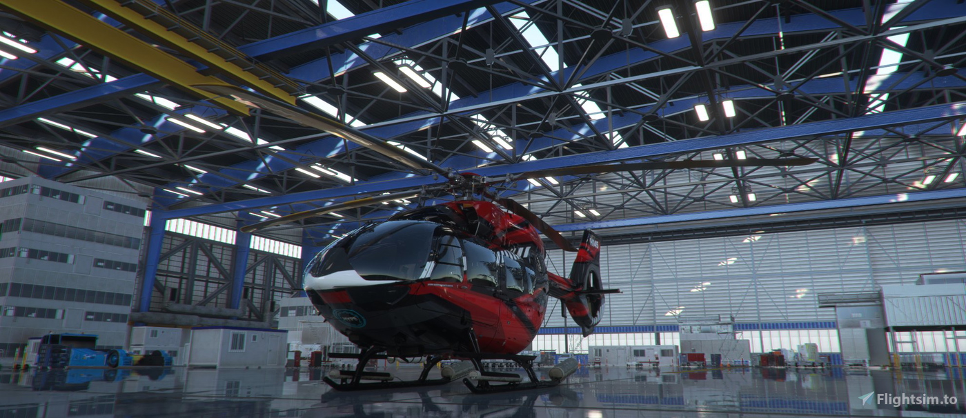 HPG AIRBUS H145 RED LIVERY for Microsoft Flight Simulator | MSFS