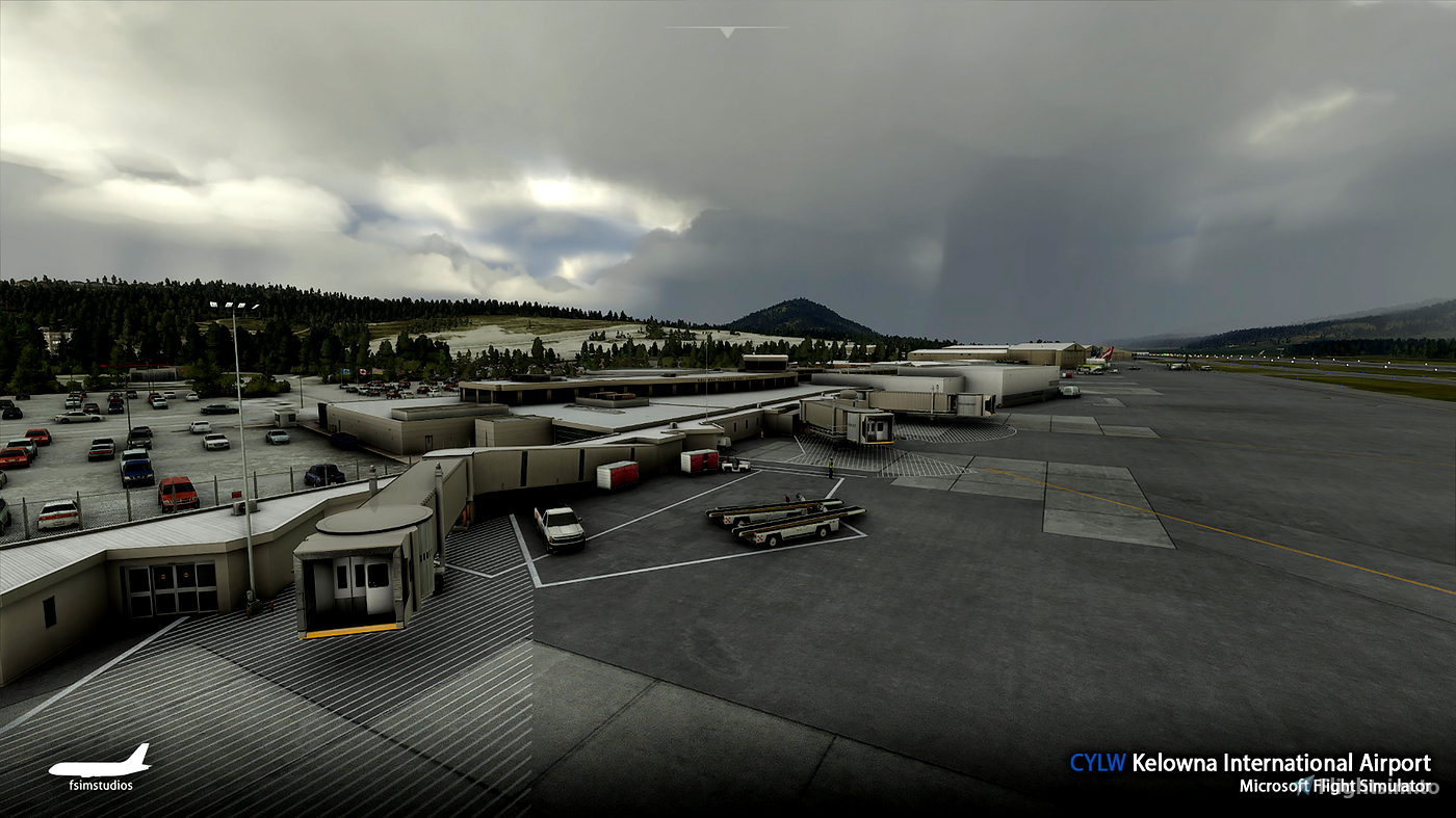 FSimStudios - Kelowna International Airport CYLW for MSFS