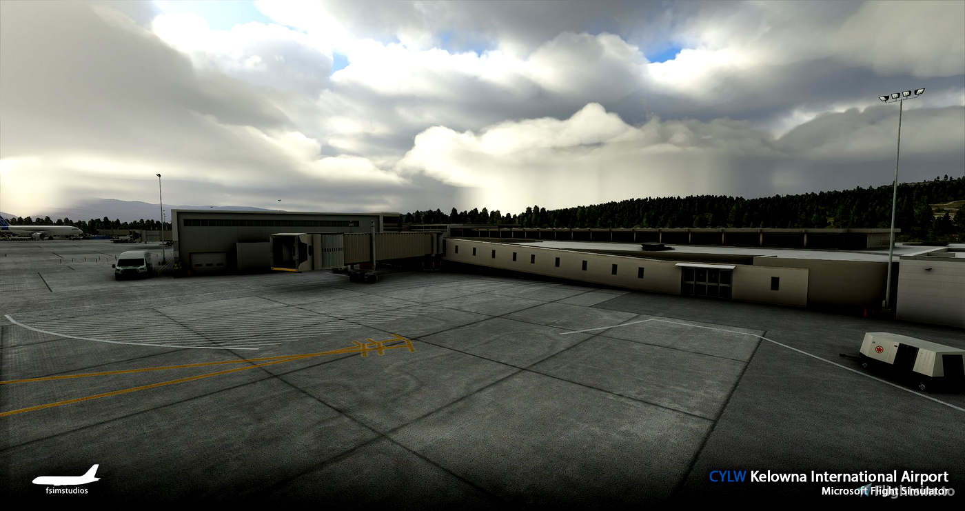 FSimStudios - Kelowna International Airport CYLW for MSFS