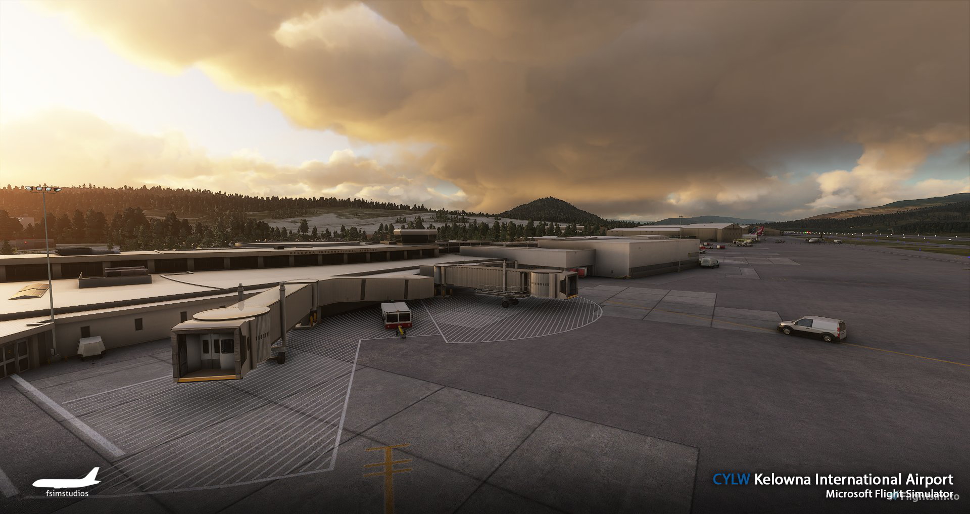 FSimStudios - Kelowna International Airport CYLW for Microsoft Flight ...