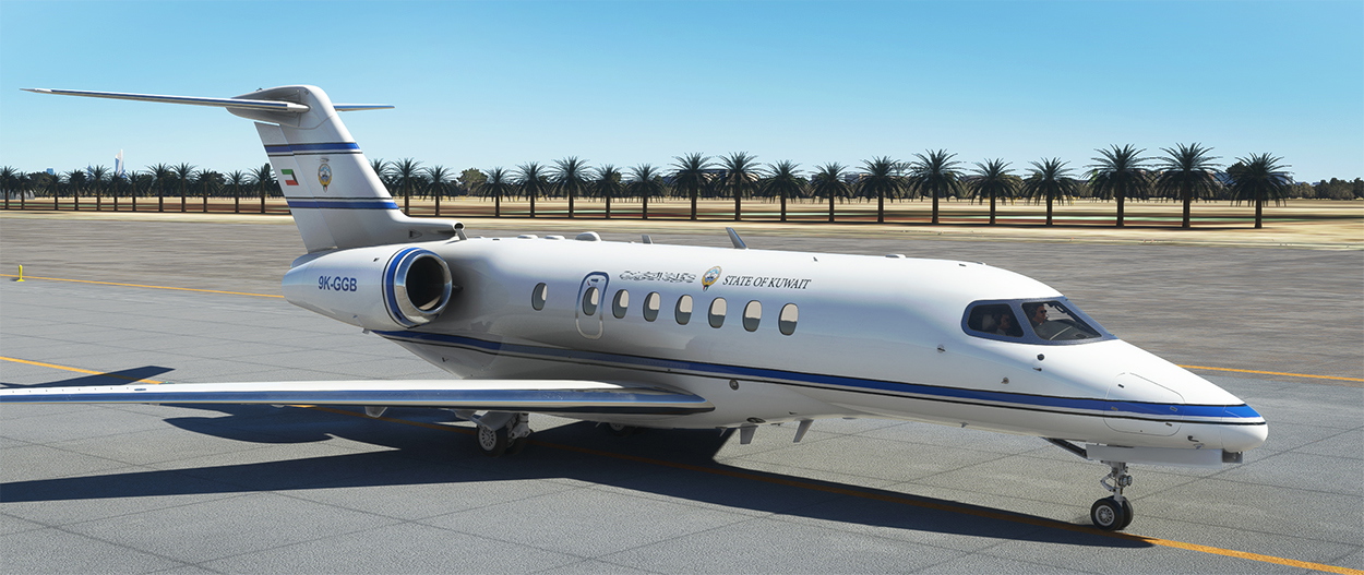 Kuwait Government Private Jet Livery for Microsoft Flight Simulator | MSFS