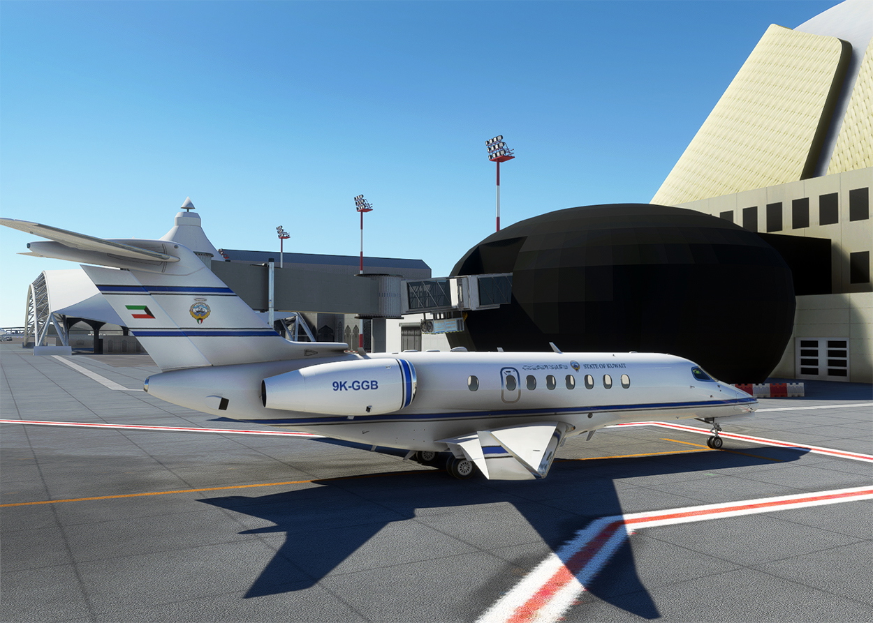Kuwait Government Private Jet Livery for Microsoft Flight Simulator | MSFS