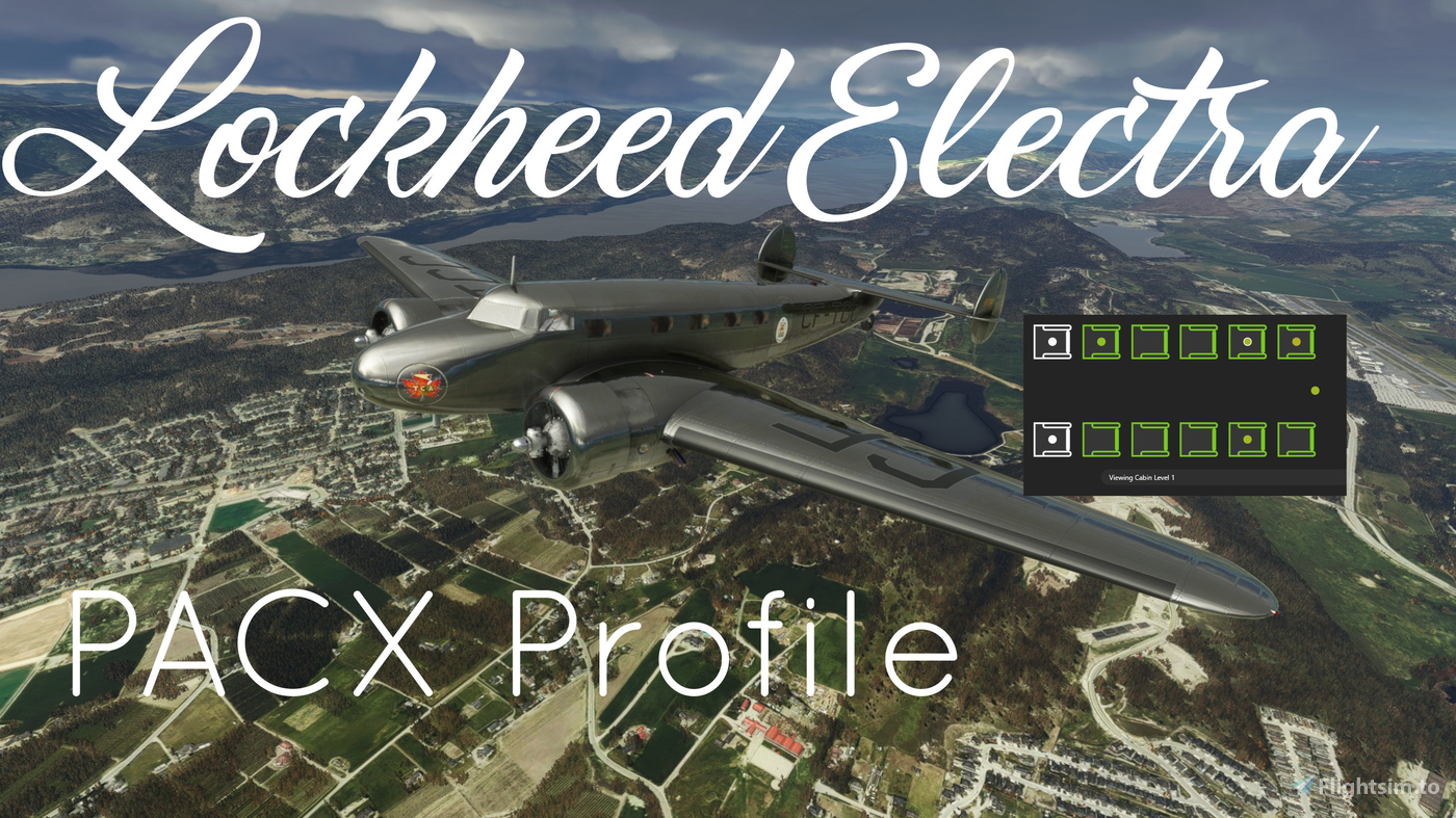 Lockheed Model 10A Electra PACX Cabinlayout for Microsoft Flight ...