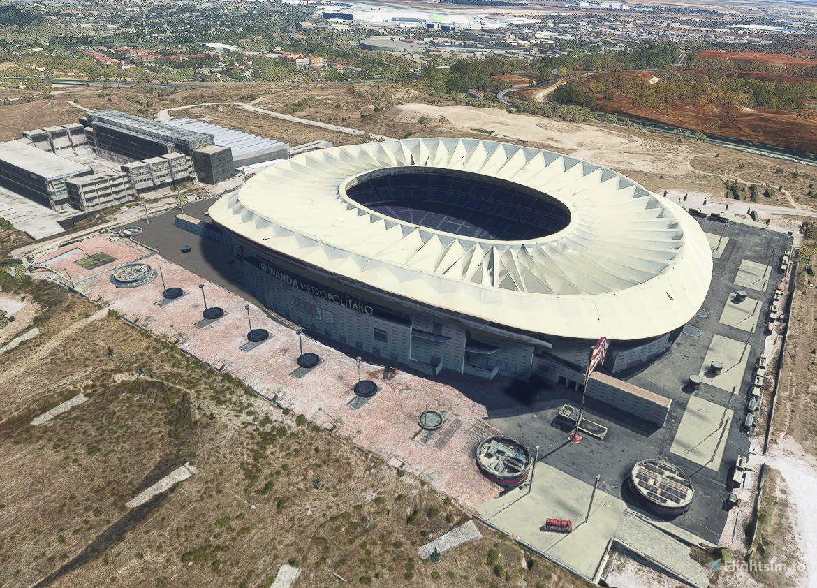 Madrid (Spain) - Wanda Metropolitano stadium for Microsoft Flight ...