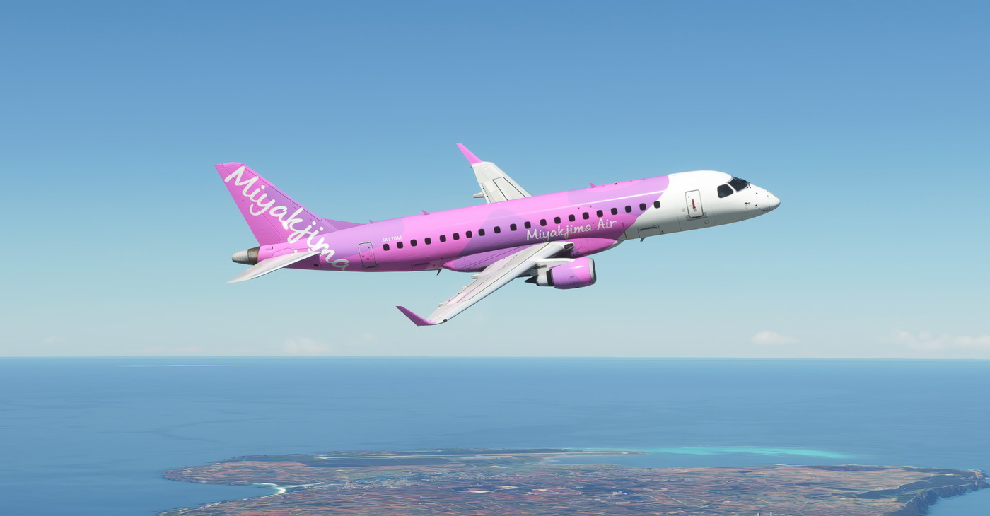 Miyakjima Air Embraer 175 (Virtuacol) for Microsoft Flight Simulator | MSFS