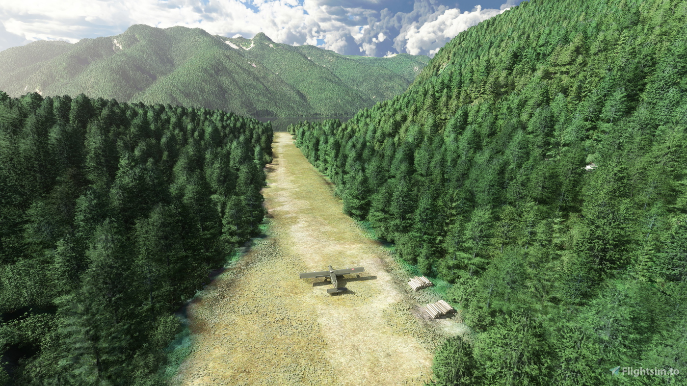 Quatam River logging camp (CQRA) for Microsoft Flight Simulator | MSFS