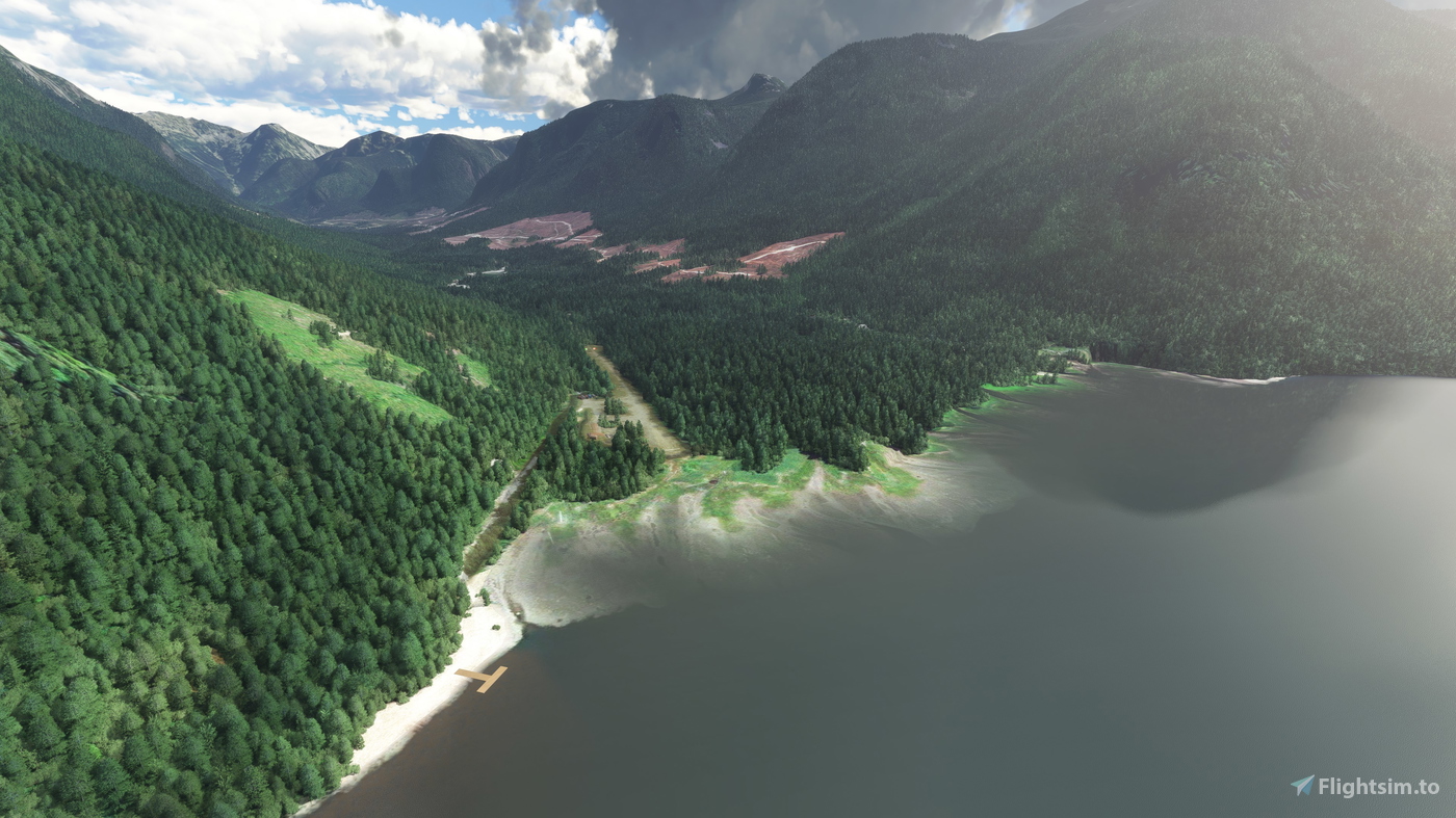 Quatam River logging camp (CQRA) for Microsoft Flight Simulator | MSFS