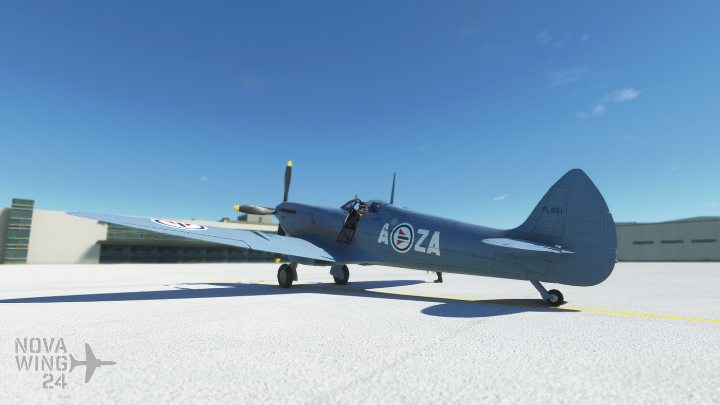 Supermarine Spitfire PR Mk IX RNoAF for Microsoft Flight Simulator | MSFS