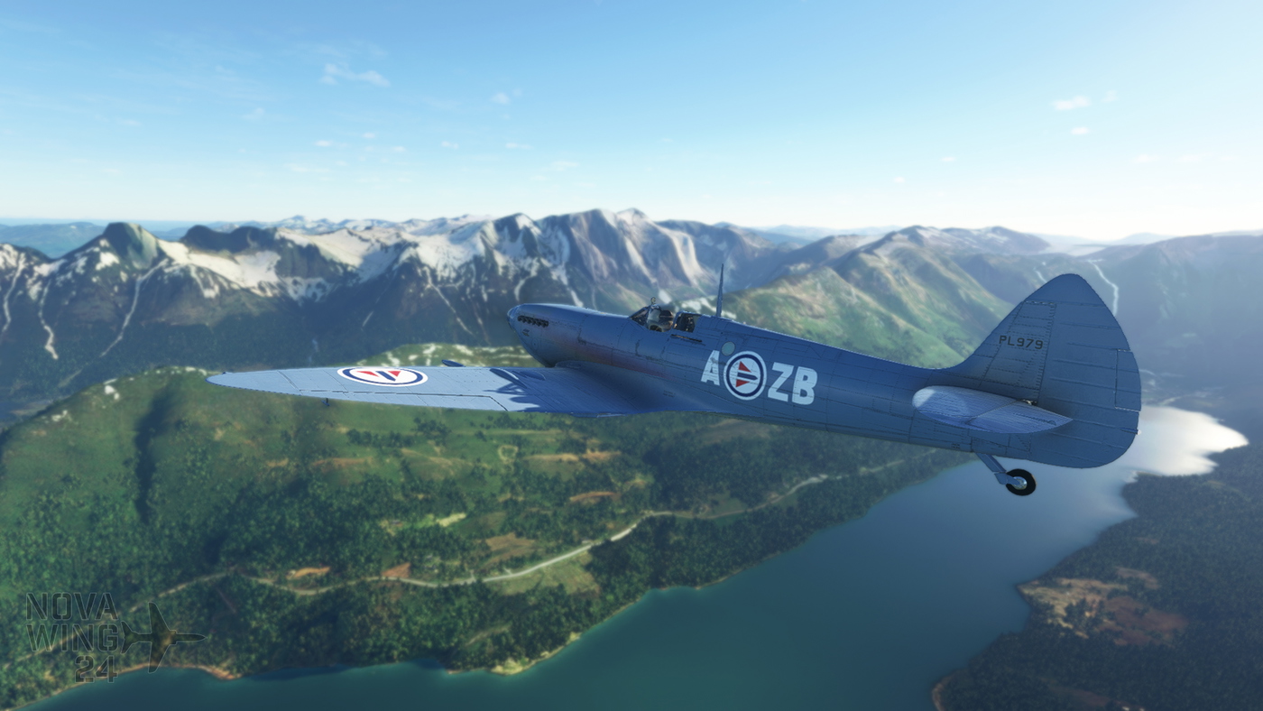 Supermarine Spitfire PR Mk IX RNoAF for Microsoft Flight Simulator | MSFS