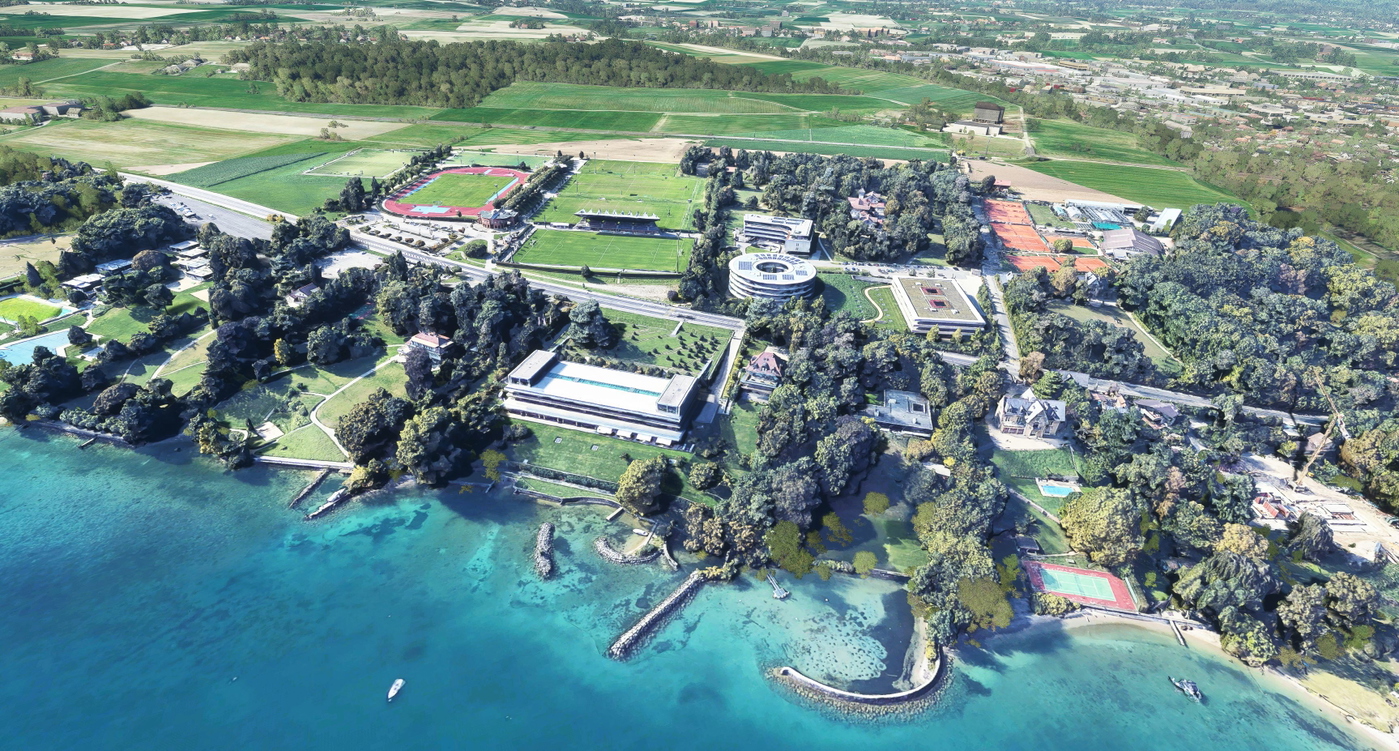 UEFA building and surroundings - Nyon - Switzerland for Microsoft ...