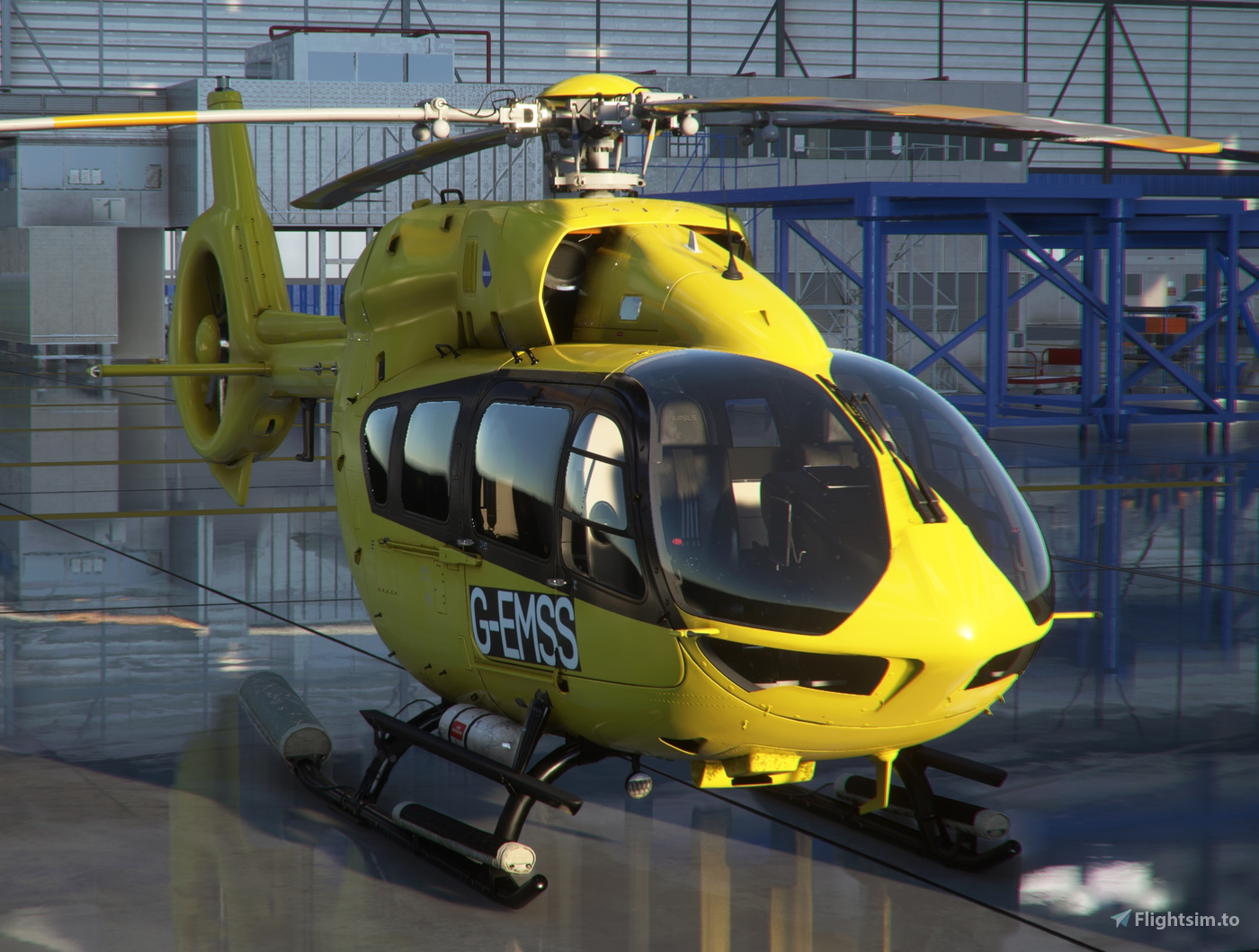 UK Air Ambulance G-EMSS | Airbus H145 | 8K for Microsoft Flight ...