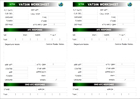 VATSIM WORKSHEET v1.2 » Microsoft Flight Simulator