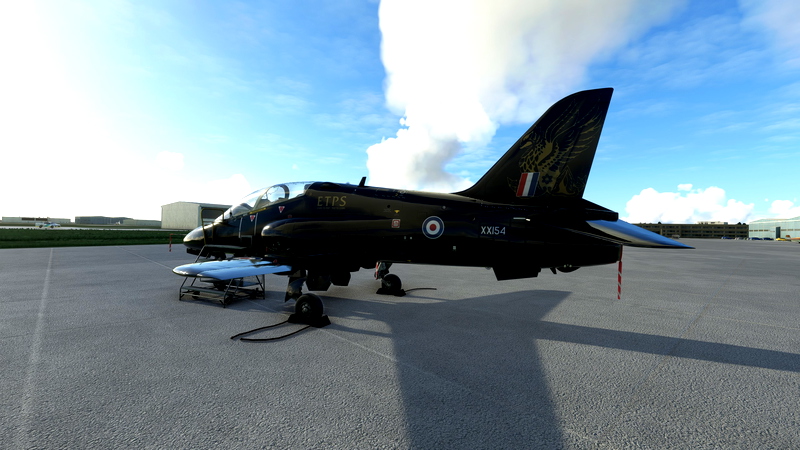[8K] JustFlight Hawk T.1 - XX154 ETPS Final Scheme for Microsoft Flight ...