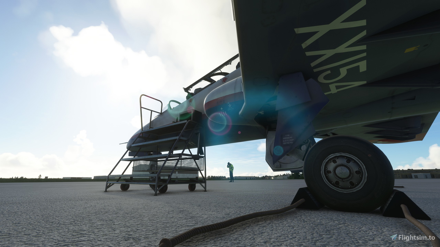 [8K] JustFlight Hawk T.1 - XX154 Raspberry Ripple for Microsoft Flight ...