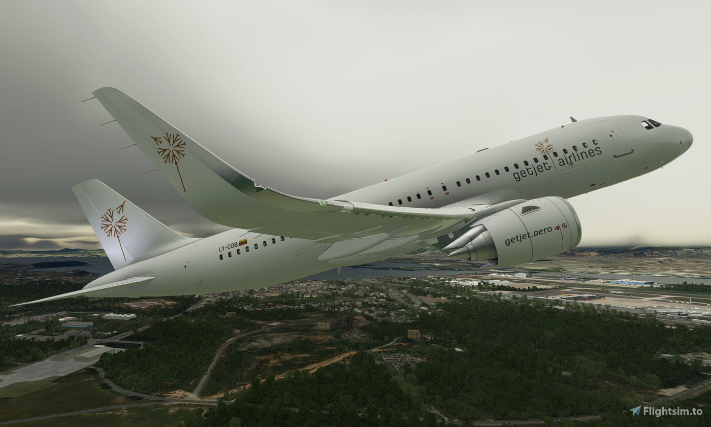 [A32NX] Getjet Airlines | LY-COB for Microsoft Flight Simulator | MSFS