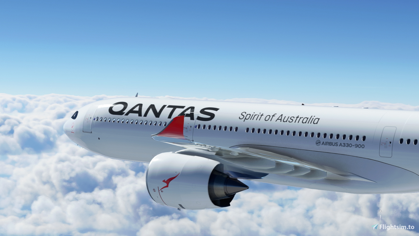 A330-900neo Qantas [8K] for Microsoft Flight Simulator | MSFS
