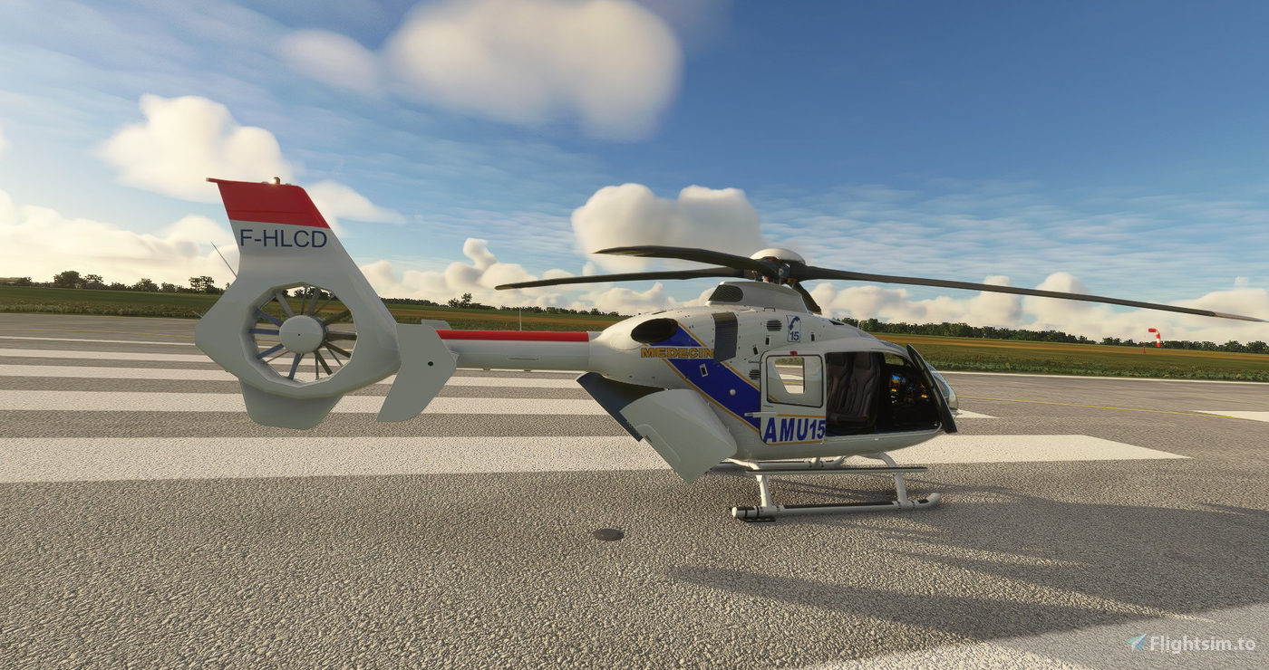 Airbus H135 - SAMU 15 - 10/2021 pour Microsoft Flight Simulator | MSFS