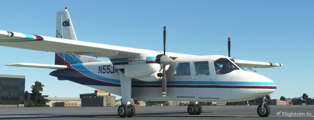 BN2A Islander Channel Islands Aviation N55JA request for Microsoft ...