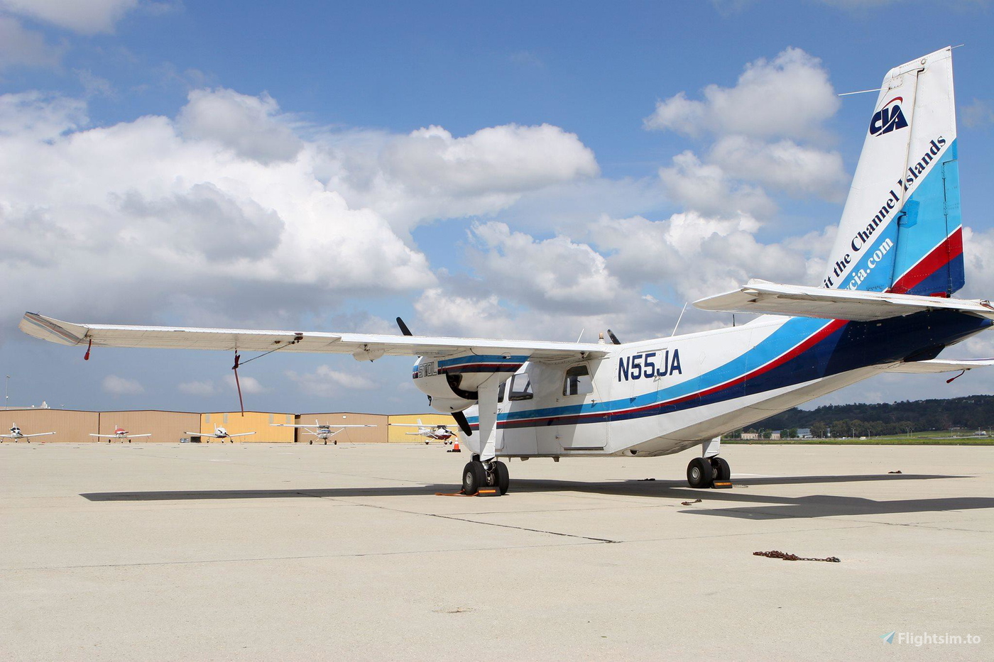 BN2A Islander Channel Islands Aviation N55JA request for Microsoft ...