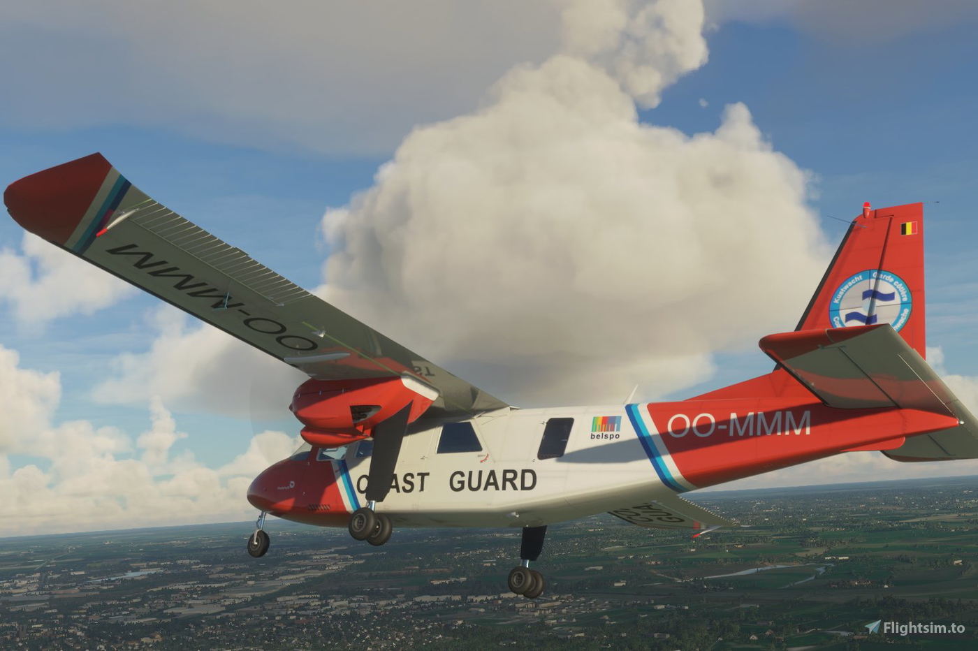 Britten-Norman BN-2 Islander - Belgium Coastguard - OO-MMM - circa 2021 ...