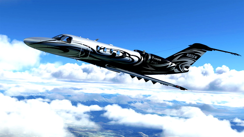 Cessna Citation CJ4 N80EM » Microsoft Flight Simulator