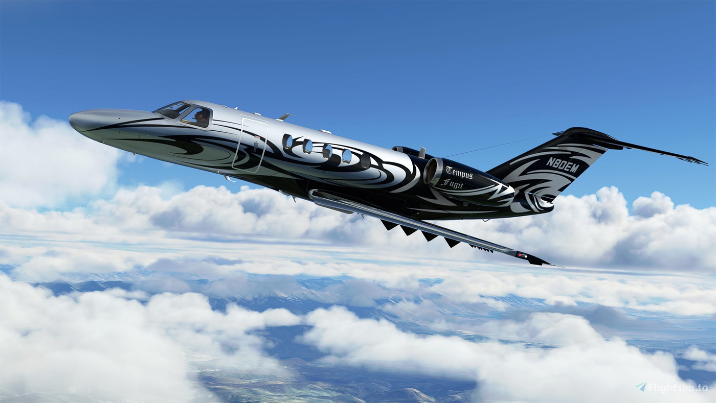 Cessna Citation CJ4 N80EM for Microsoft Flight Simulator | MSFS