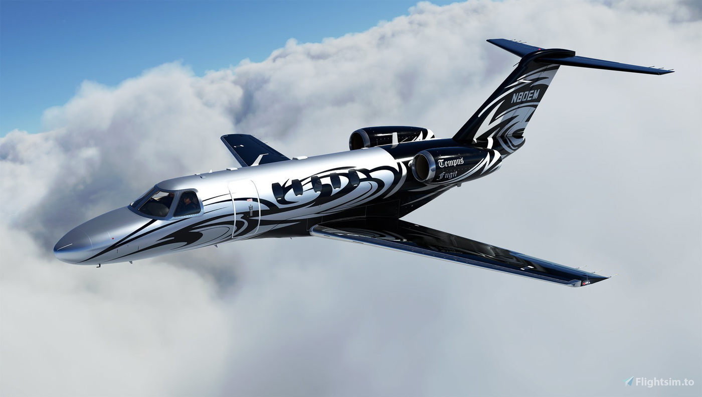 Cessna Citation CJ4 N80EM for Microsoft Flight Simulator | MSFS