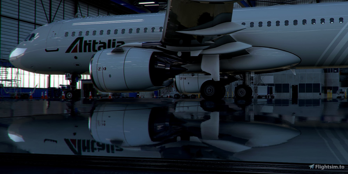 [A32NX] FlyByWire | Airbus A320neo ALITALIA EI-DSA in 8k for Microsoft Flight Simulator | MSFS