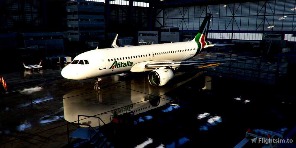 [A32NX] FlyByWire | Airbus A320neo ALITALIA EI-DSA in 8k for Microsoft Flight Simulator | MSFS