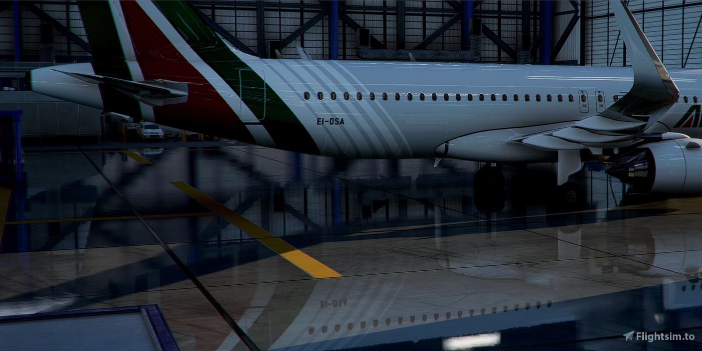 [A32NX] FlyByWire | Airbus A320neo ALITALIA EI-DSA in 8k for Microsoft Flight Simulator | MSFS