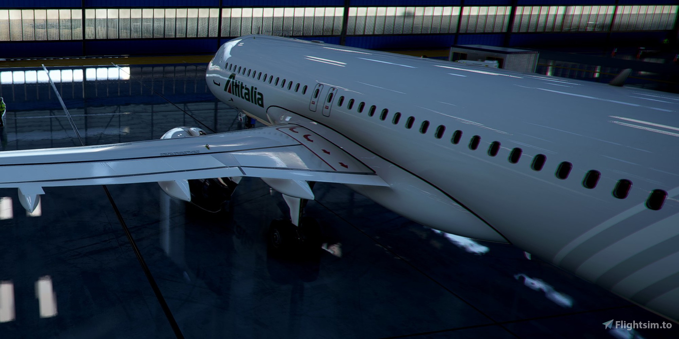 [A32NX] FlyByWire | Airbus A320neo ALITALIA EI-DSA in 8k for Microsoft Flight Simulator | MSFS