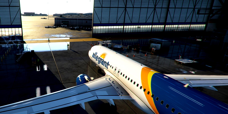 [A32NX] FlyByWire | Airbus A320neo ALLEGIANT N256NV in 8k for Microsoft Flight Simulator | MSFS