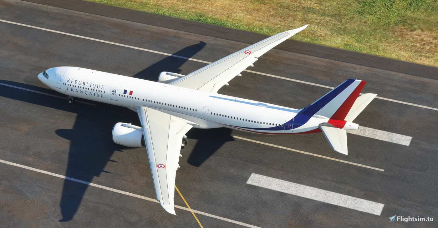 France Air Force "Republique Française" (ETEC - VIP) Headwind A330-900 ...