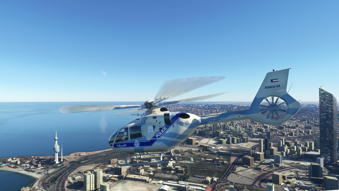 H135 Kuwait Police for Microsoft Flight Simulator | MSFS