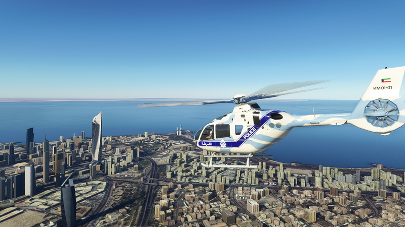 H135 Kuwait Police for Microsoft Flight Simulator | MSFS
