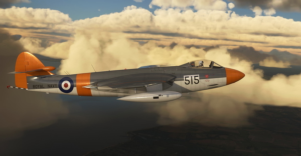 McDonnell F2H-2 Banshee VF-172 #209 for Microsoft Flight Simulator | MSFS