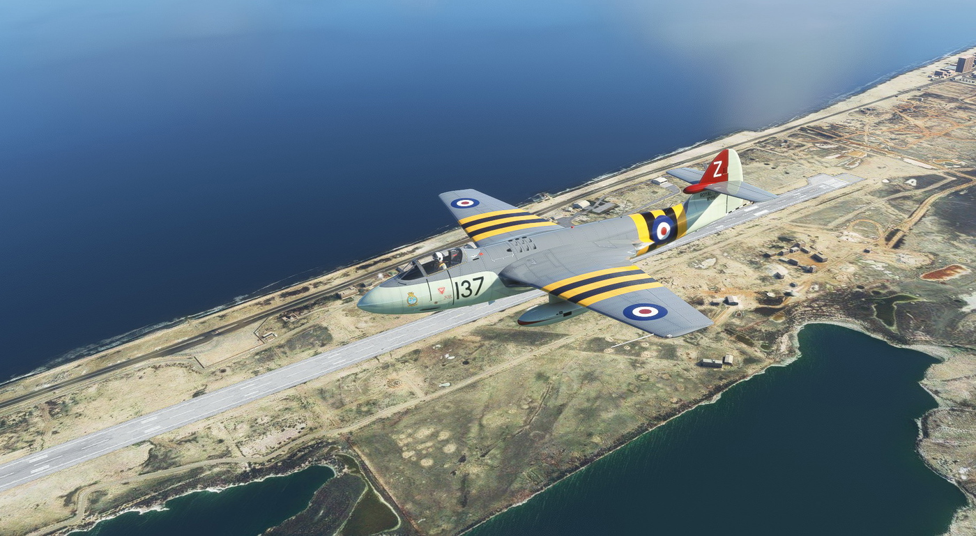 Hawker Seahawk Royal Navy 802 Sqn for Microsoft Flight Simulator | MSFS