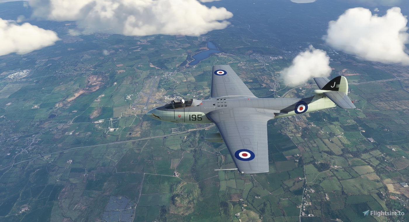 Hawker Seahawk Royal Navy 804 Sqn for Microsoft Flight Simulator | MSFS
