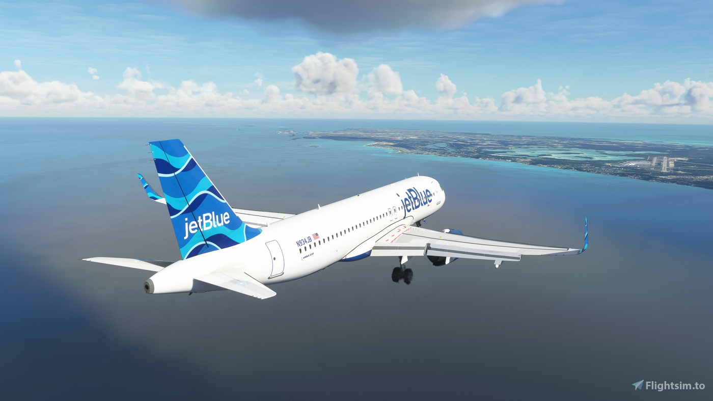 JetBlue "Streamers" [8K] - FBW A32NX for Microsoft Flight Simulator | MSFS