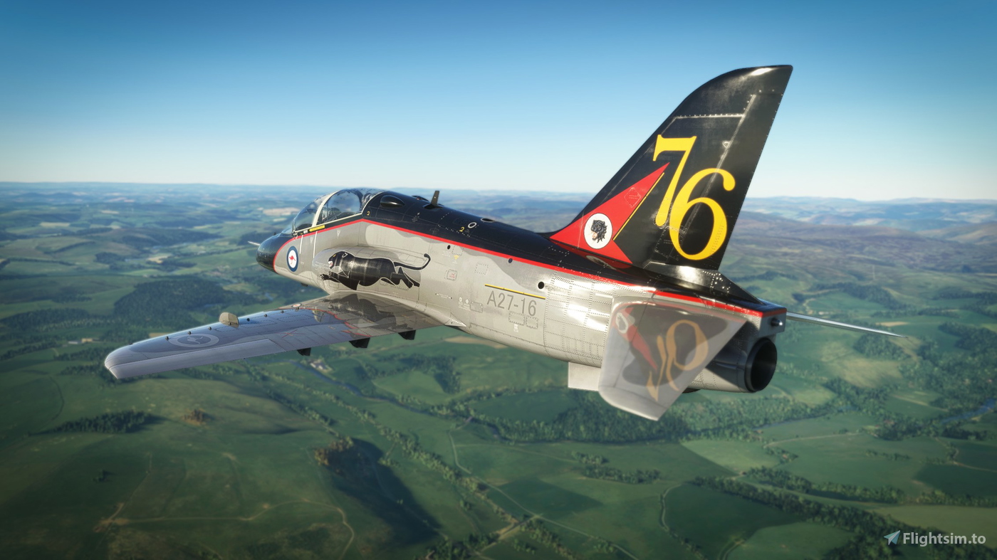 Just Flight Hawk T1 RAAF Royal Australian Air Force high visibility ...