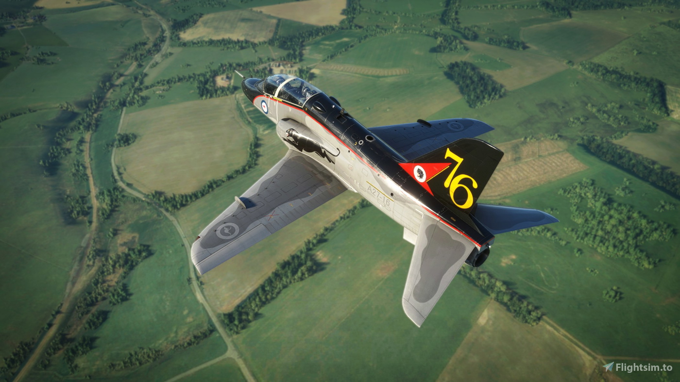 Just Flight Hawk T1 RAAF Royal Australian Air Force high visibility ...