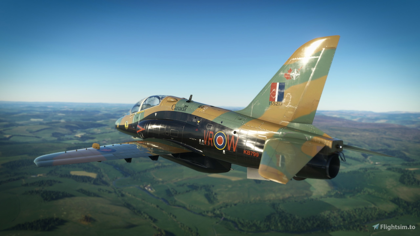 Just Flight Hawk T1 RCAF Hawk Royal Canadian Air Force Camo livery. for ...
