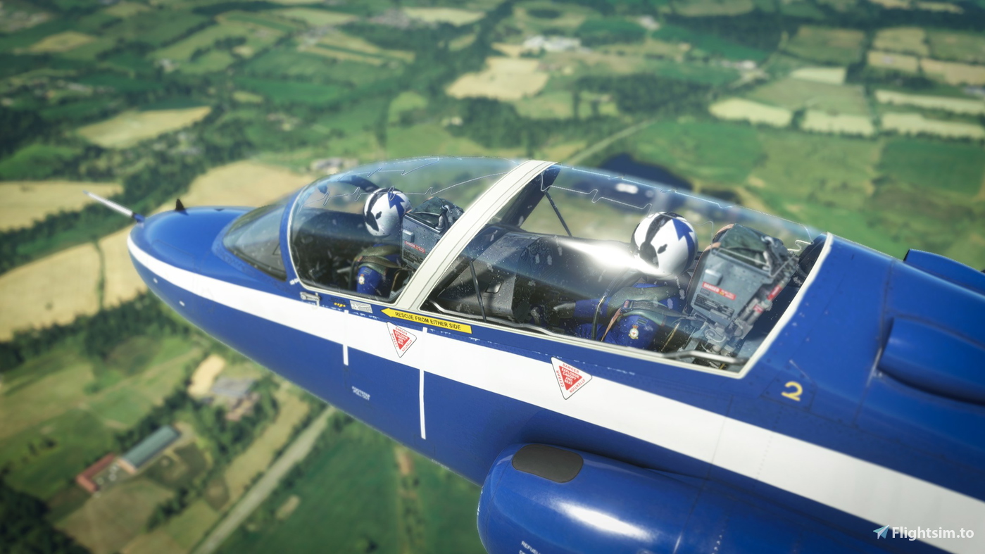 Just Flight Hawk T1 Royal Air Force RAF XX178 Blue Diamonds. for ...