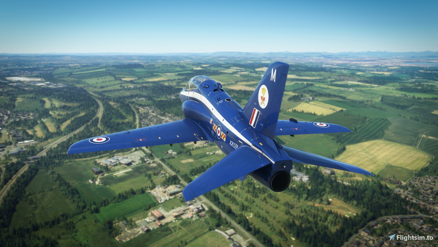 Just Flight Hawk T1 Royal Air Force RAF XX178 Blue Diamonds. for ...